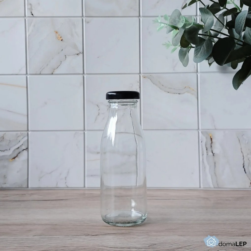 Dávkovač mýdla FRANC 250 ml s černým šroubovacím víčkem