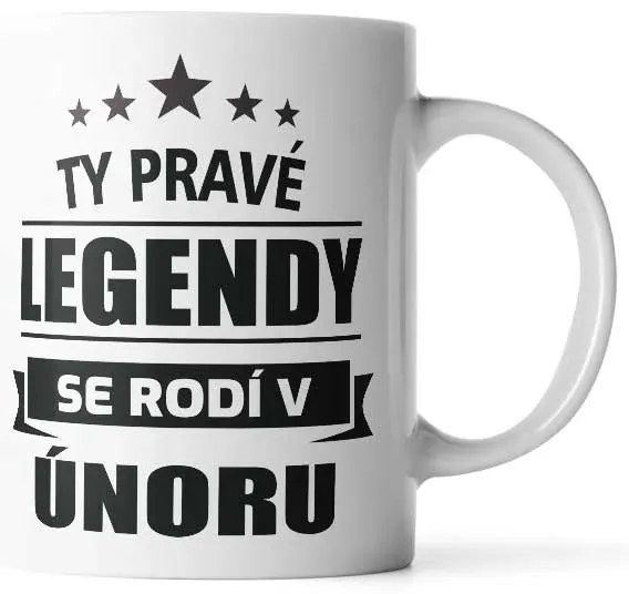 Sablio Hrnek Ty pravé legendy se rodí v únoru - 200 ml - espresso
