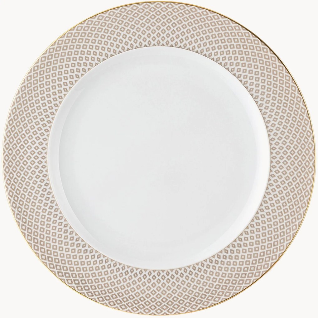 Sada porcelánových mělkých talířů Francis, 6 dílů