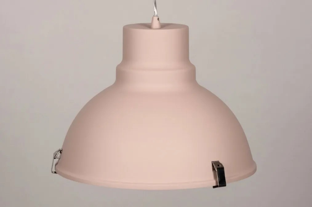 Závěsné růžové retro svítidlo do dětského pokoje Pinkbruin