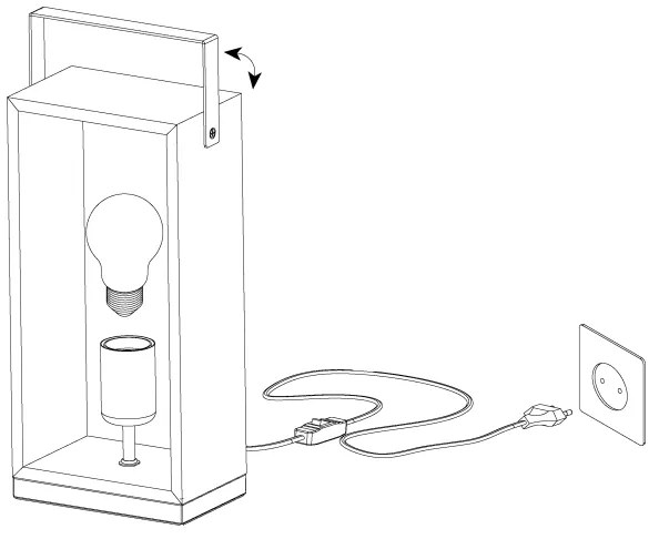 Eglo 43415 - Stolní lampa FAMBOROUGH 1xE27/40W/230V