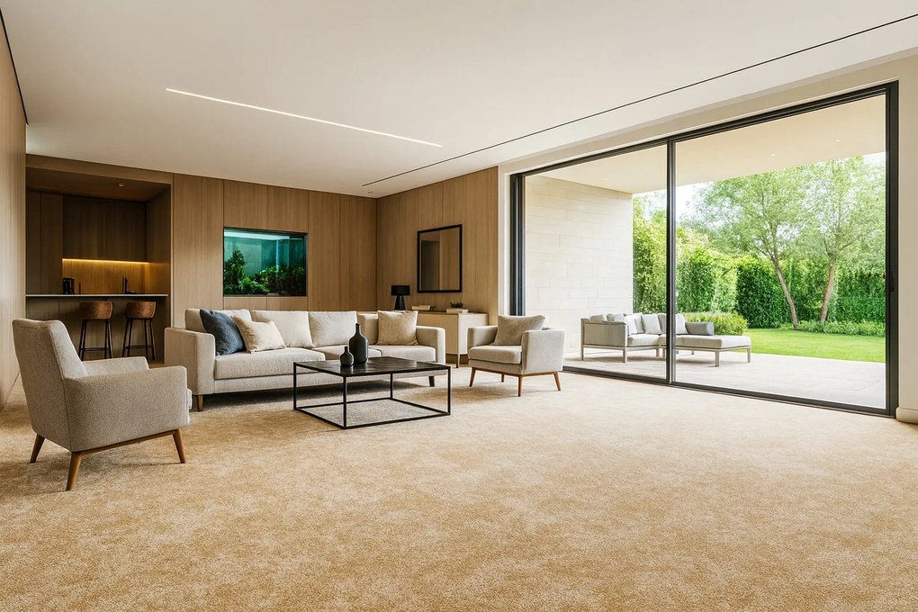 Condor Carpets, Metrážový koberec Serena 6642, na míru, šíře 4m,5m, béžová, filc, dětský pokoj