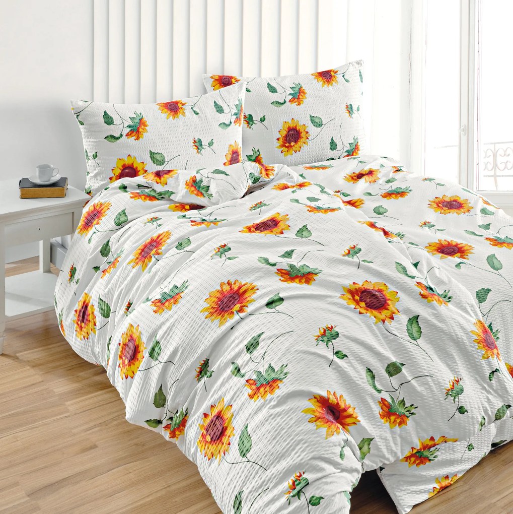Florella Krepové povlečení Little Sun Rozměr: 70x90 + 140x200 cm