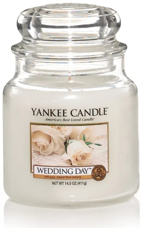 Vonná svíčka Yankee Candle WEDDING DAY - střední