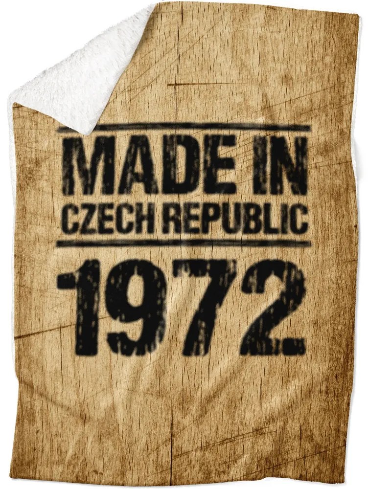 Deka Made In (rok: 1972, Podšití beránkem: ANO)