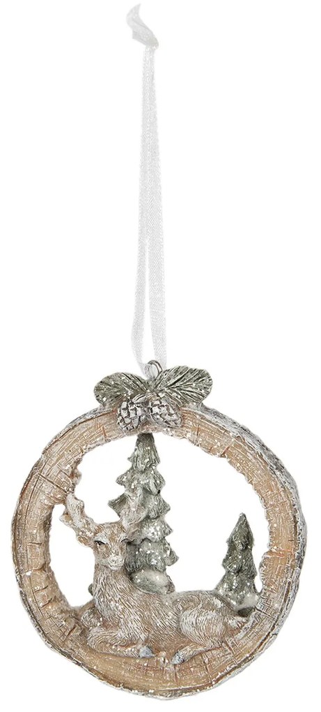 Závěsná dekorace ozdoba Jelen - 7*2*8 cm