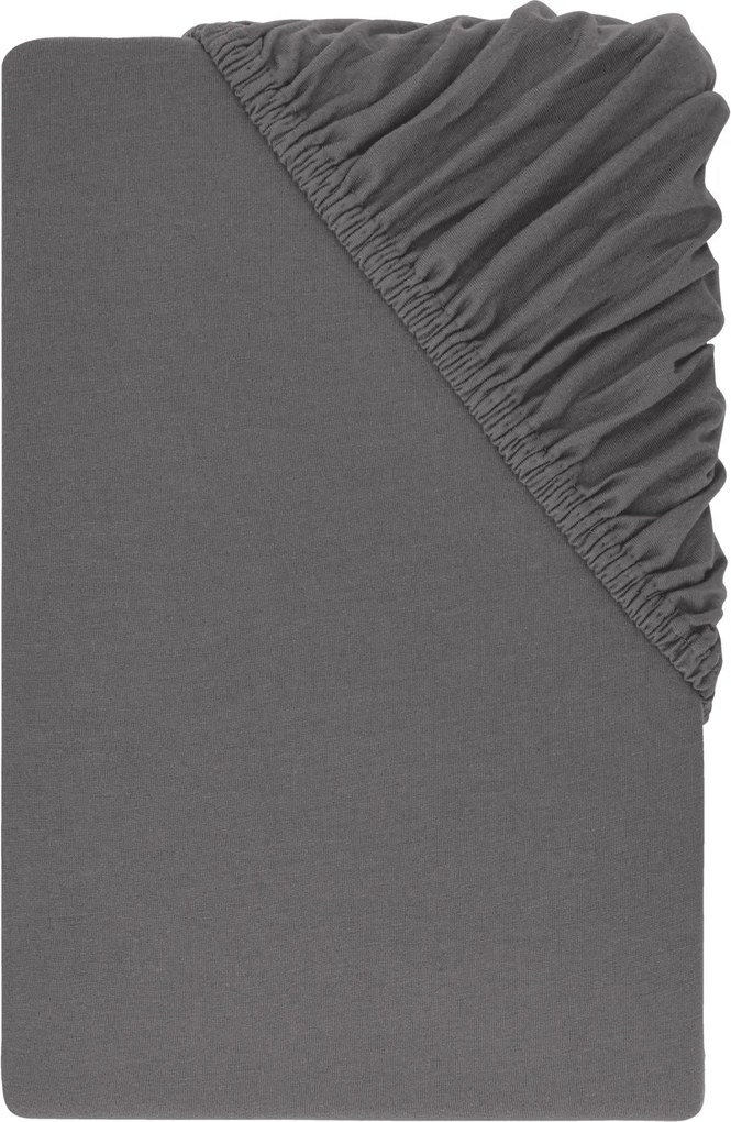 Livarno® Žerzejové napínací prostěradlo, 180-200 x 200 cm (šedá)