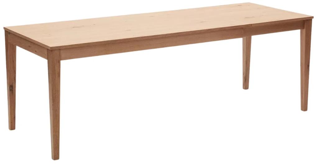 Dubový rozkládací jídelní stůl Kave Home Yain 160/220 x 80 cm