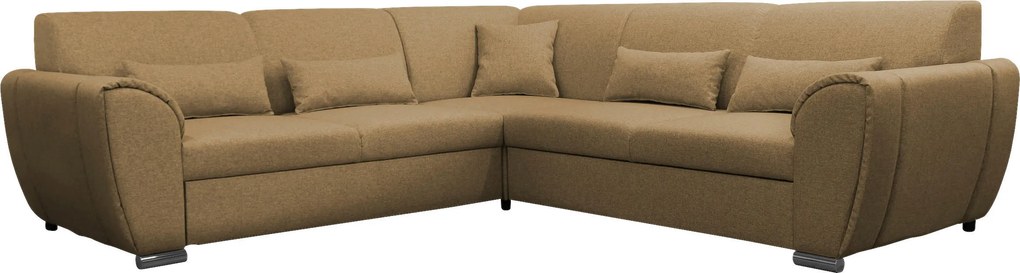 XXXLutz ROHOVÁ SEDAČKA, textil, žlutá Livetastic - Sedací soupravy - 001574004205
