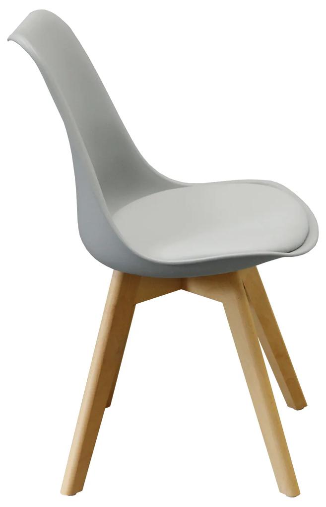 IDEA Jídelní židle QUATRO šedá