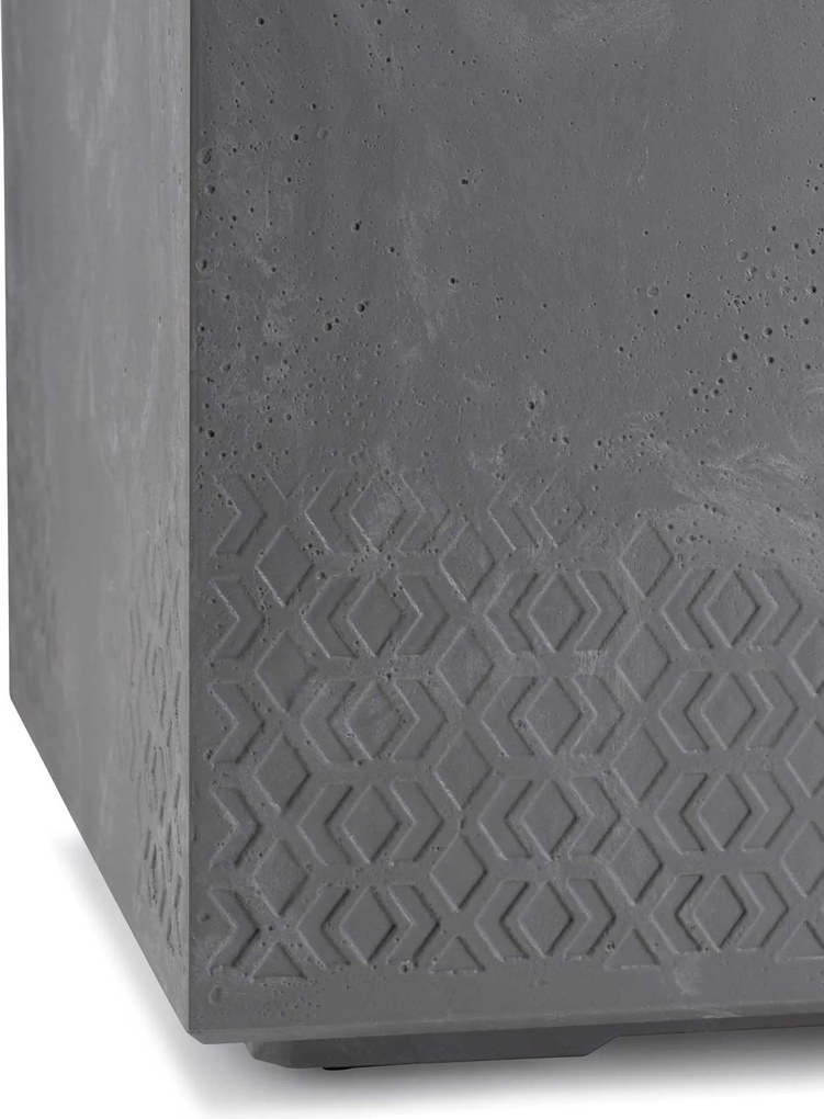 Květináč na kolečkách BETONIQUE 39x39,4 cm šedý beton