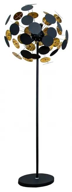 Inviro Stojací lampa Cramsy 170cm černá-zlatá