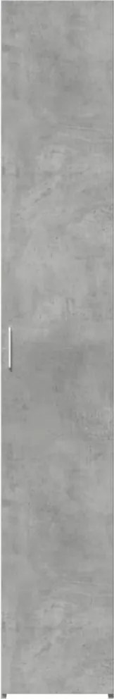 Skříň highboard betonově šedá 30x42,5x185 cm kompozitní dřevo 3281395