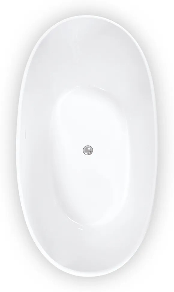 Oválná vana z litého mramoru STONE AMORE Z 1600 × 850 STONE AMORE 127 kg 260 l 9930000