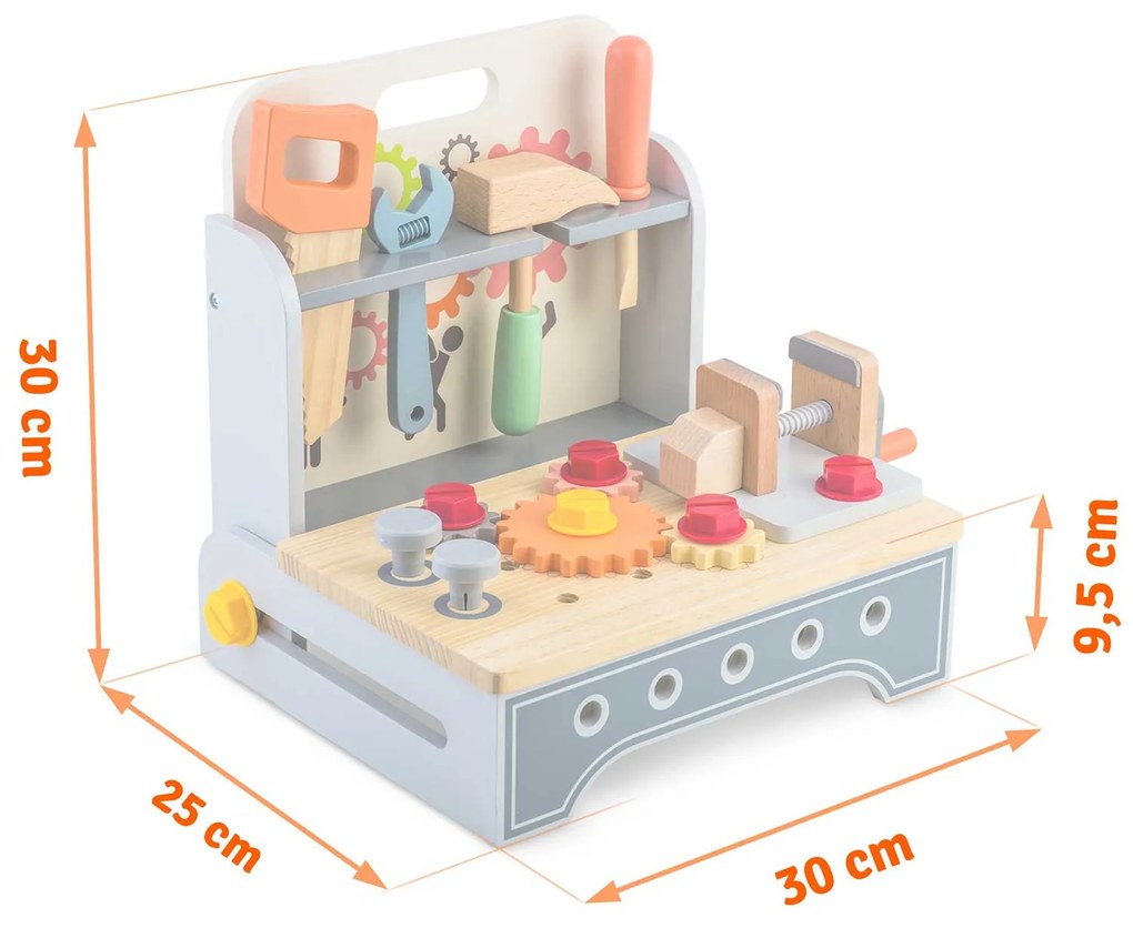 Dřevěná dílna s nářadím RK-877 Ricokids