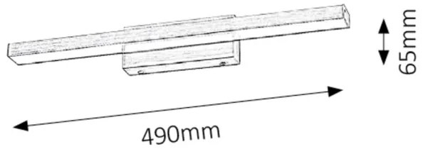 Rabalux 5721 - LED Koupelnové zrcadlové osvětlení JOHN 1xLED/12W/230V