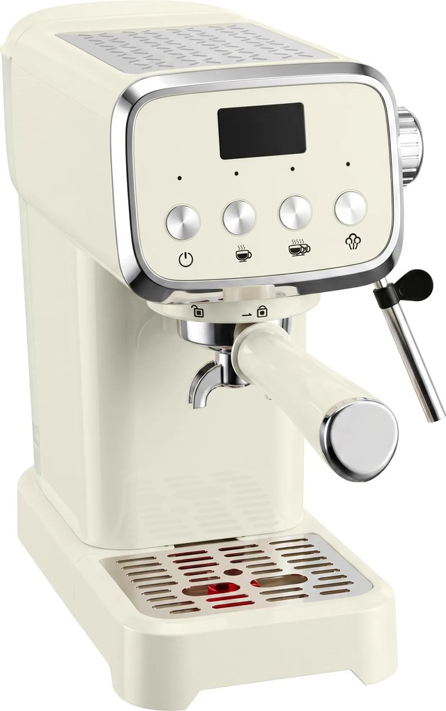 HOMCOM Pákový kávovar 20 bar espresso stroj s našlehávačem mléka a 1,2 l odnímatelnou nádrží na vodu pro espresso