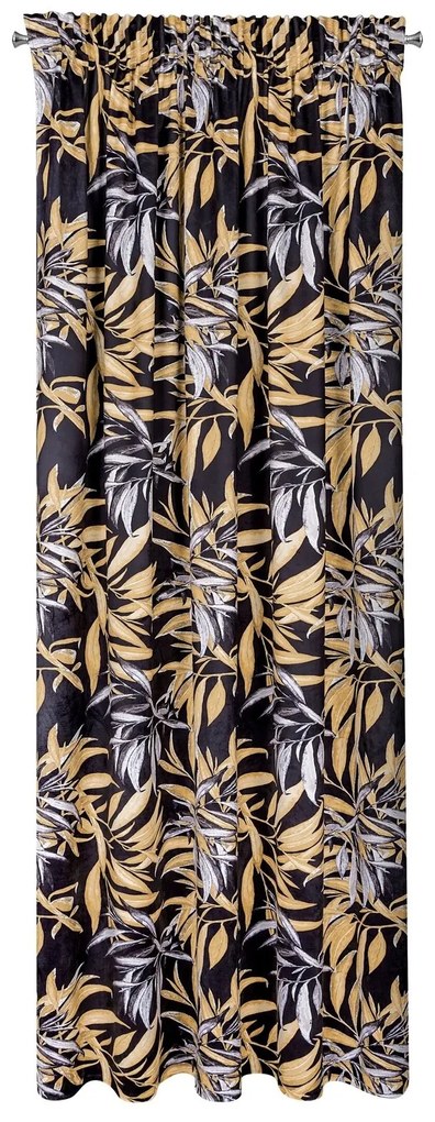 ZATEMŇOVACÍ ZÁVĚS NA PÁSCE PIERRE CARDIN ZOJA 140X270 CM VZOROVANÁ