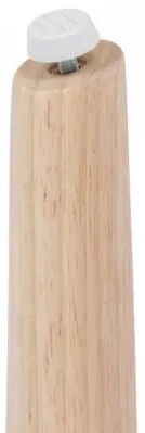 Křeslo ušák modré manšestrová látka dřevěné nohy masiv AK-314 BLUE2