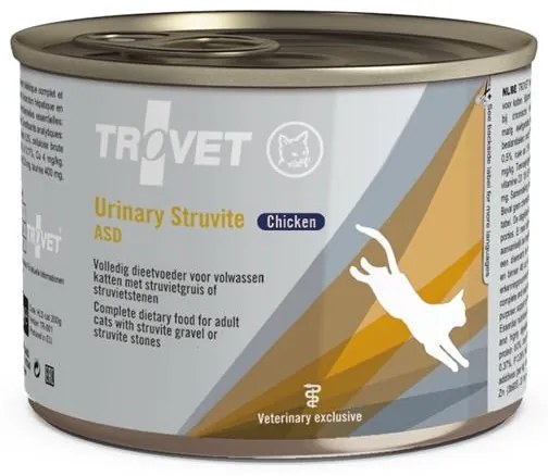 Trovet Feline ASD Urinary Struvite konzerva chicken 200 g