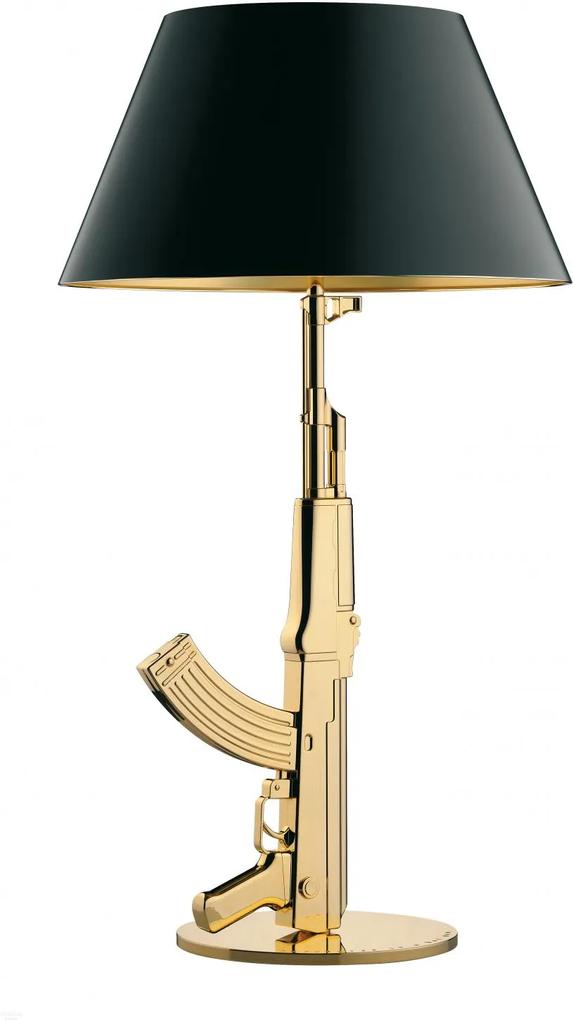 Flos F2954000 GUN_TABLE GUN, designová lampa, 1x150W, 18K zlato, výška: 92cm
