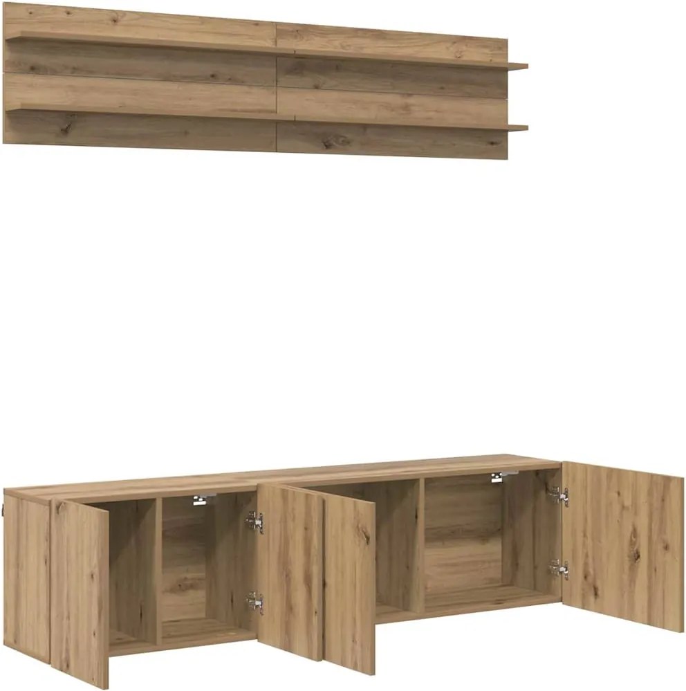 TV jednotky 6 ks dub artisan Kompozitní dřevo 3403569