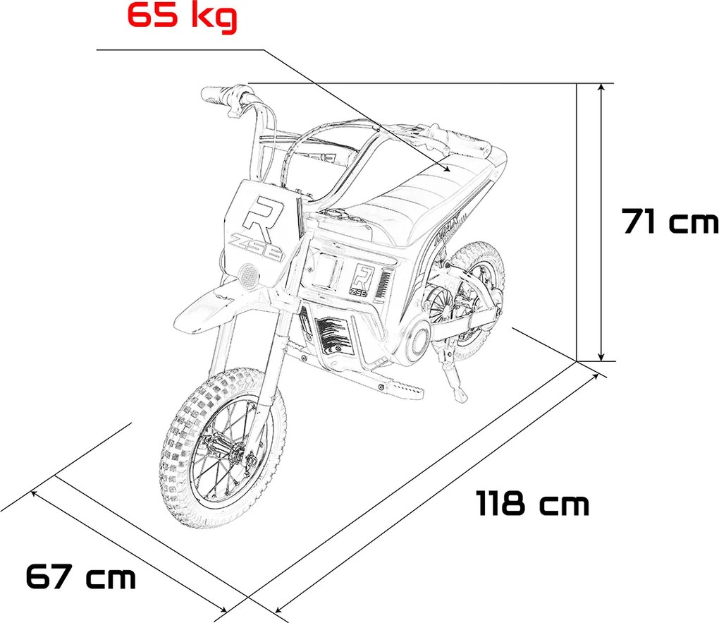 Ramiz Motorka RZ56 MAX růžová