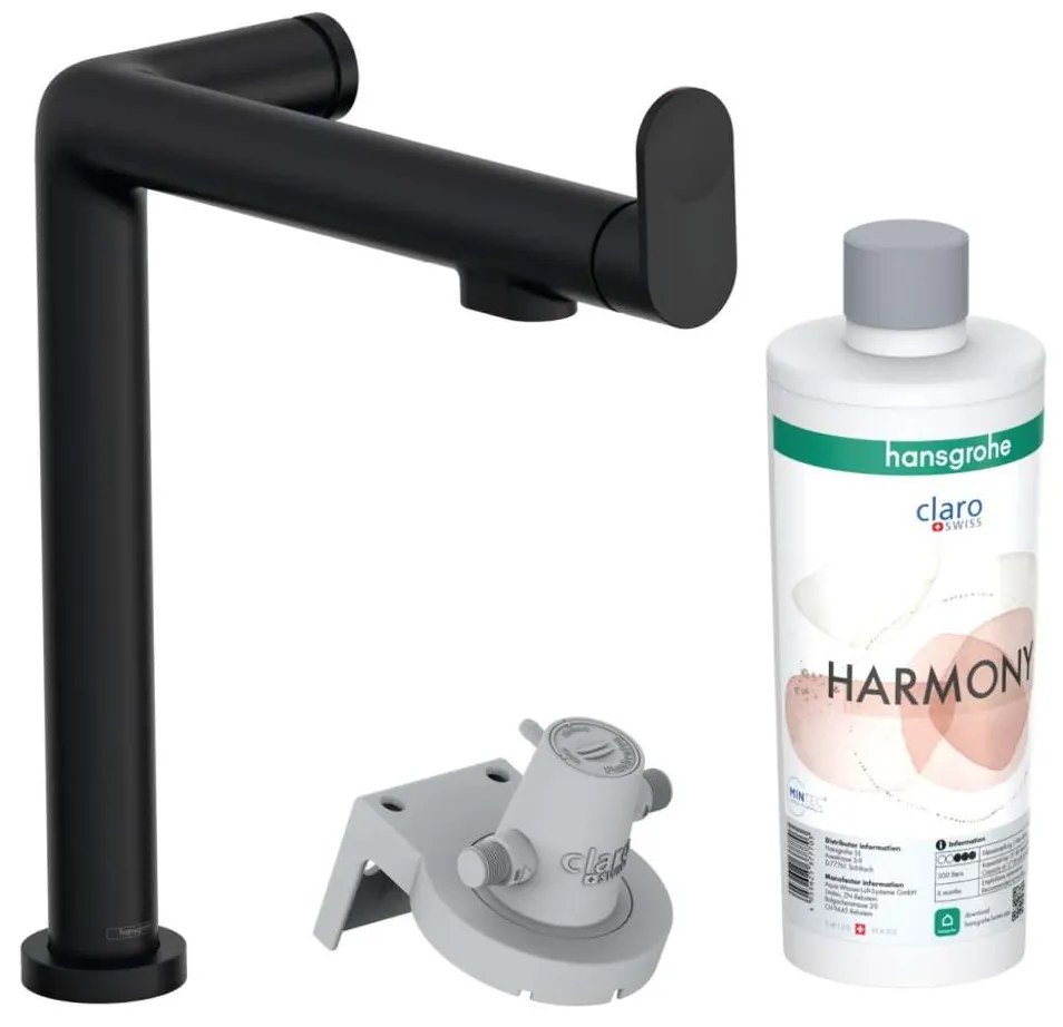 Hansgrohe Aqittura M91 - Dřezová baterie s filtrací, matná černá 76802670