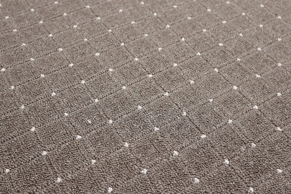 Condor Carpets, Běhoun na míru Udinese hnědý, šíře 90 cm, hnědá, chodba / předsíň