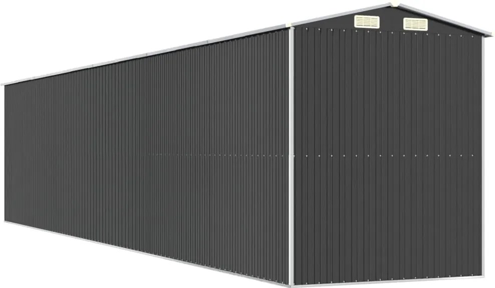 Zahradní kůlna antracitová 192 x 938 x 223 cm pozinkovaná ocel 3147458