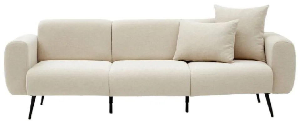 Hanah Home Třímístná pohovka SIDE krémová 235 cm