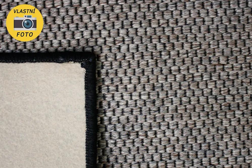 Moderní kusový koberec Nature | hnědý Typ: kulatý 120 cm