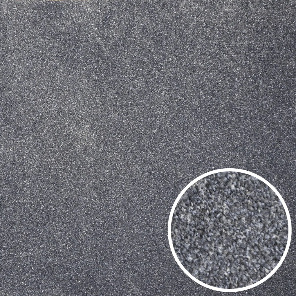 Condor Carpets, Metrážový koberec Prestige 376, na míru, šíře 4m, šedá, ab (mřížka), dětský pokoj