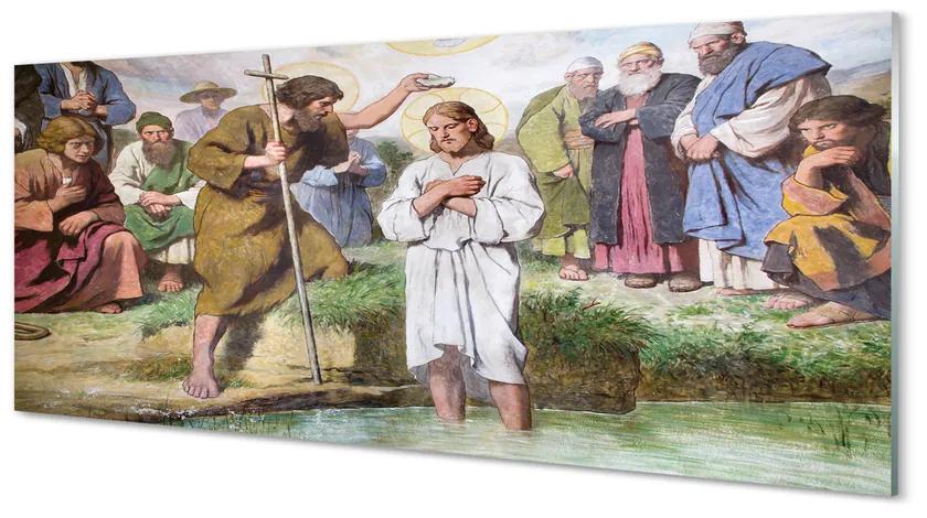 akrylový obraz obrázek Ježíše 120x60 cm