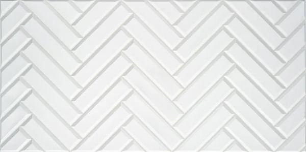 Obkladový 3D panel P020 Chevron bílý 96 x 48,5 cm