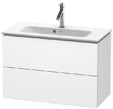 Duravit L-Cube - Umyvadlová skříňka 550x820x391 mm, 2 zásuvky, bílá mat LC625701818