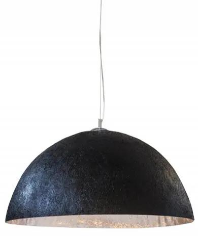 Glow visící lampa černo-stříbrná 50 cm