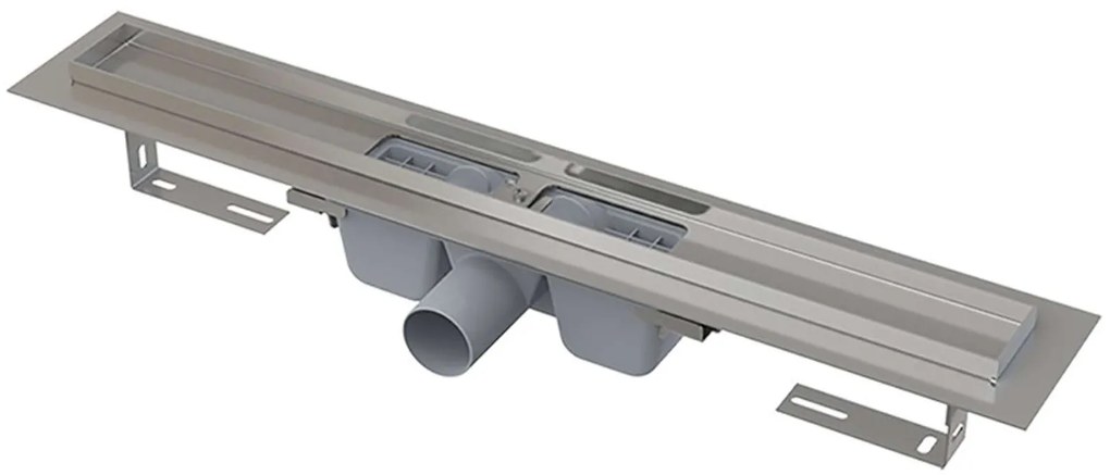 Alca - Sprchový žlab 65 cm, s okrajem pro perforovaný rošt, nerez APZ1-650