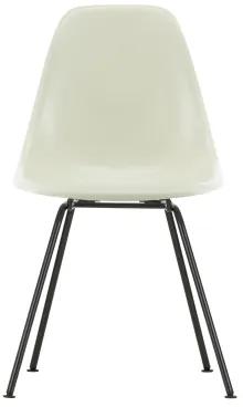 Eames Fiberglass Chair DSX černě lakovaná parchment Vitra