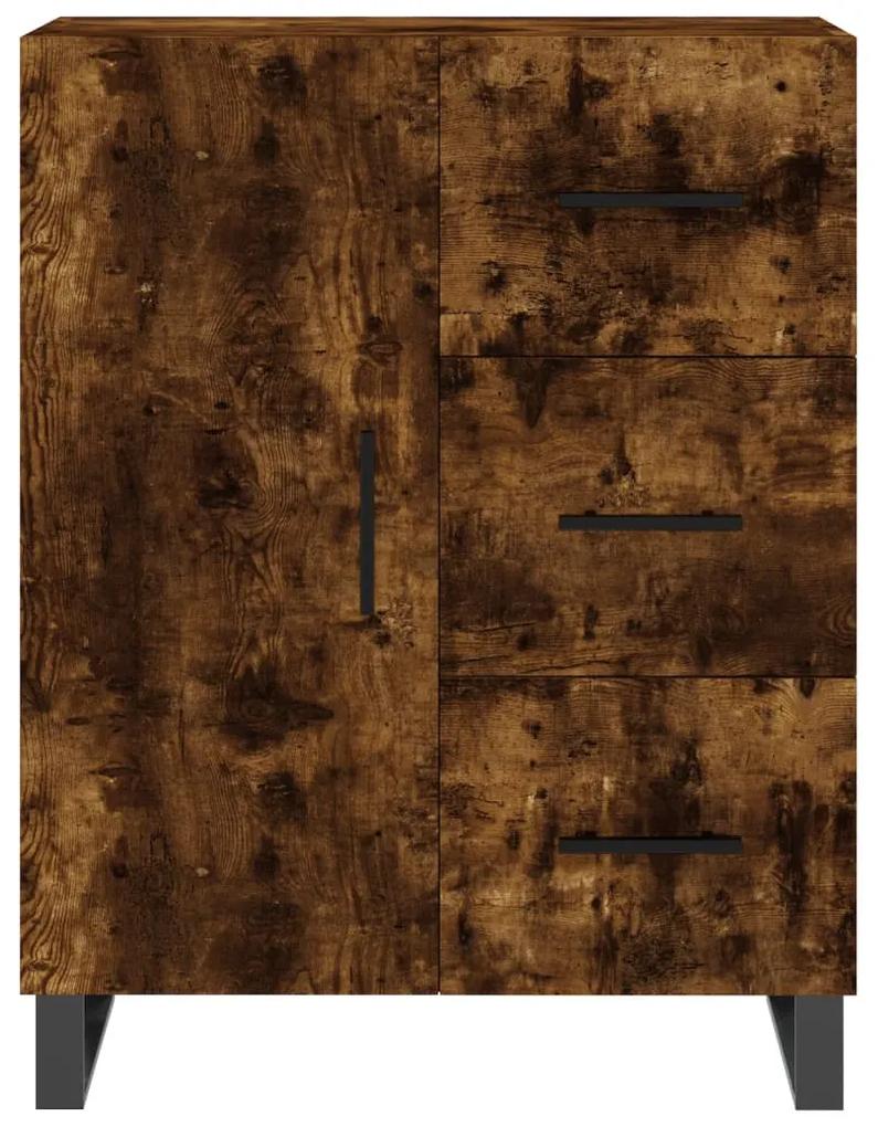 Skříň highboard kouřový dub 69,5 x 34 x 180 cm kompozitní dřevo,  3189474