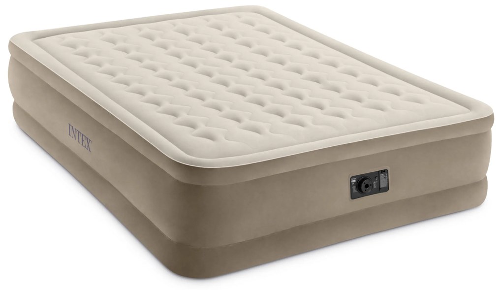 INTEX QUEEN ULTRA PLUSH AIRBED WITH FIBER-TECH BIP 152x203x46 cm 64428NP