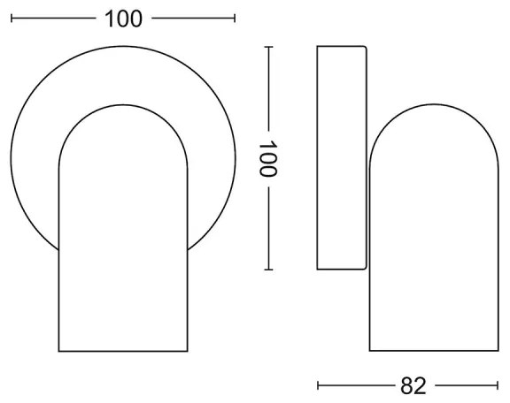 Philips 50581/31/PN - Bodové svítidlo MYLIVING PONGEE 1xGU10/5,5W/230V