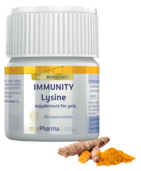 mcePharma Immunity Lysine cat – na imunitu