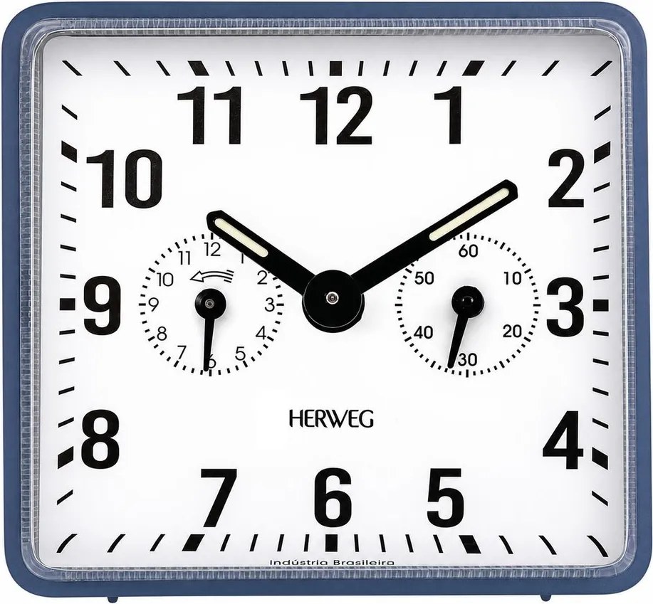 Mechanický budík Herweg 2245 BLUE