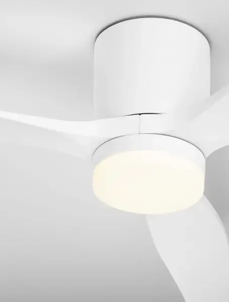 LED bílé designové stropní svítidlo Aloa s dálkovým ovládáním