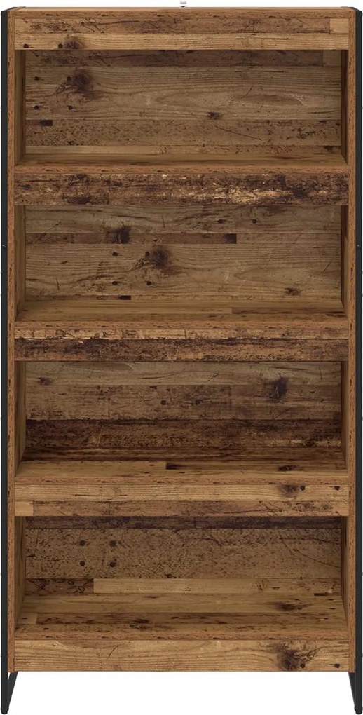 Knihovna 80 x 30 x 155 cm Kompozitní dřevo Staré dřevo 3403008