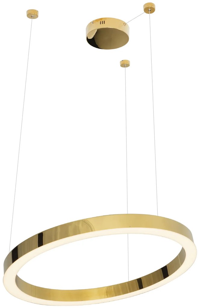 MAXLIGHT P0369D LAMPA WISZĄCA LUXURY 70 CM ZŁOTA ŚCIEMNIALNA