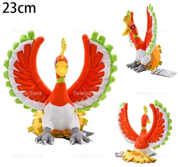 Plyšové postavičky z pohádky "Pokémon" II Barva: Ho-Oh