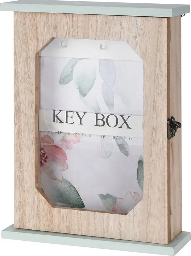 Dřevěná skříňka na klíče Santini