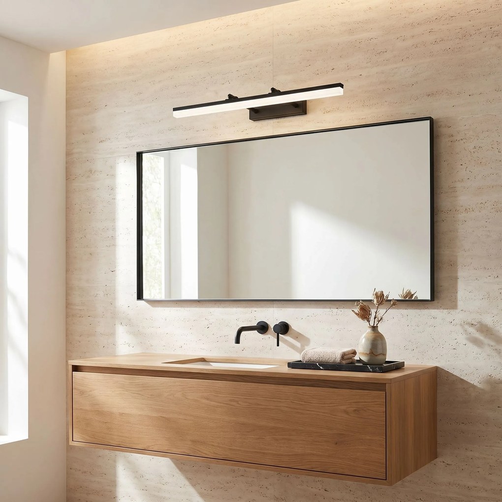 Toolight Rea, Koupelnové nástěnné LED svítidlo APP1879-1W 60cm BLACK, OSW-66034